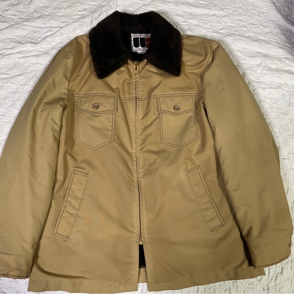 William Barry | Jackets & Coats | Vintage William Barry Tan Jacket ...